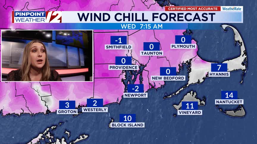 WPRI 12 Weather Now 1/20/26: Frigid Start Wednesday; Brief Warmup Into ...