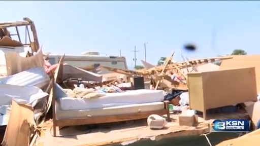 Assessing the damage after tornado hits Plevna – KSN-TV
