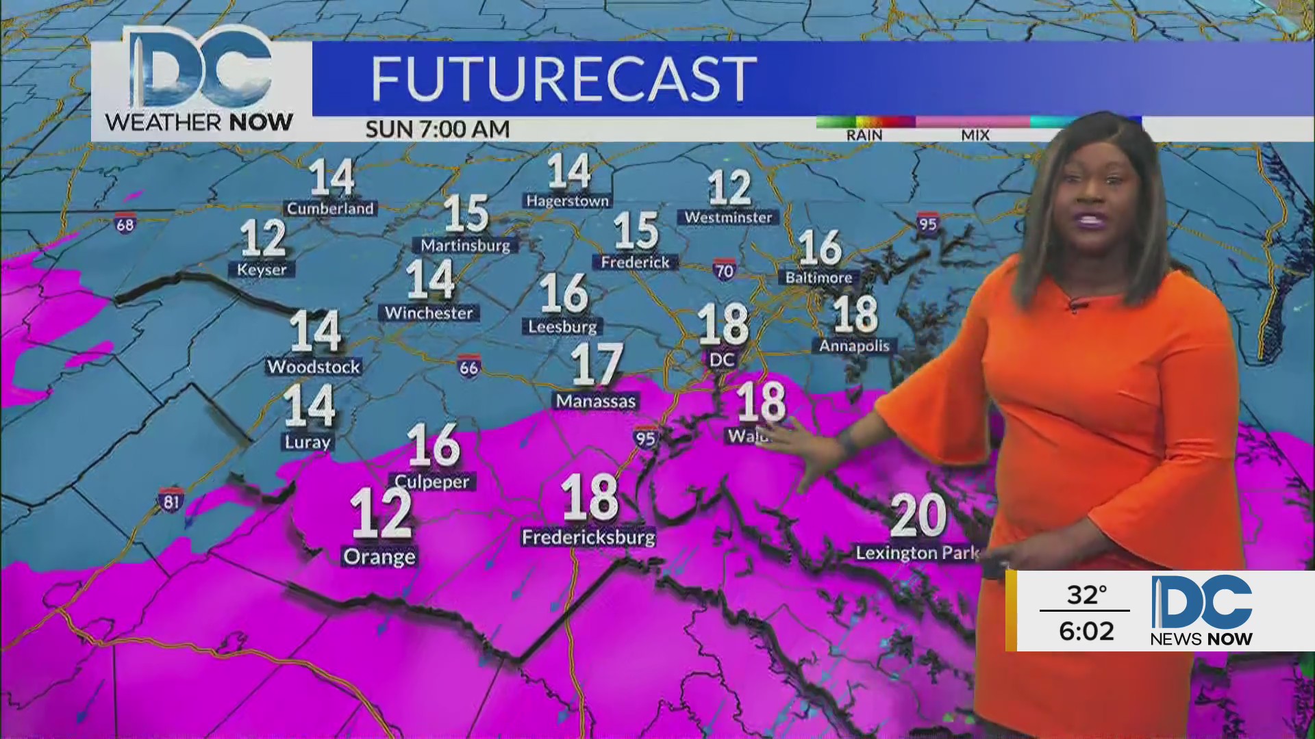 Snow/Wintry mix arrives this weekend – DC News Now | DC, Virginia ...