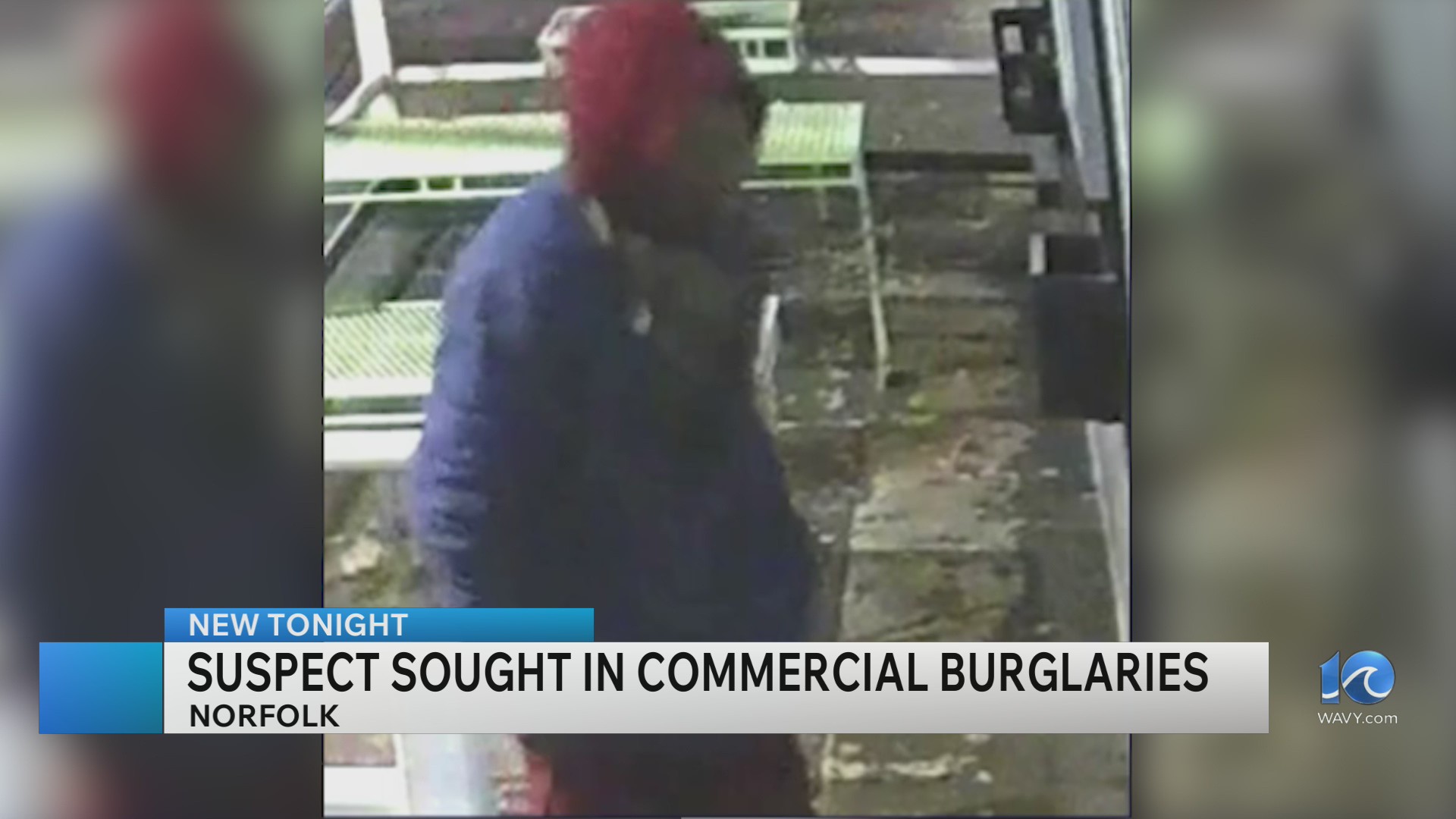 Norfolk Police seek suspect in string of commercial burglaries – WAVY.com