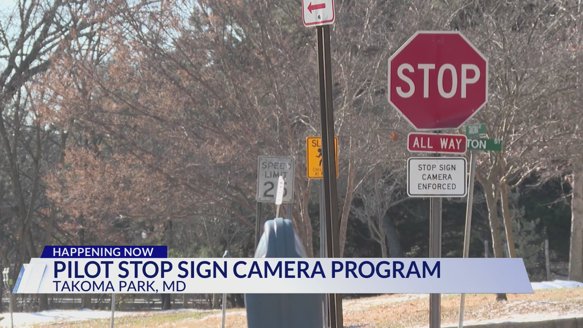 Pilot stop sign camera program starting in Takoma Park – DC News Now ...