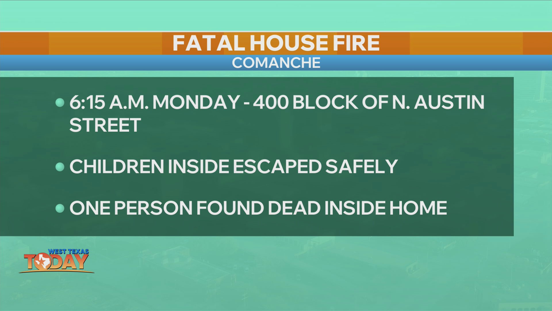 Comanche house fire claims one life, investigation underway – KTAB ...