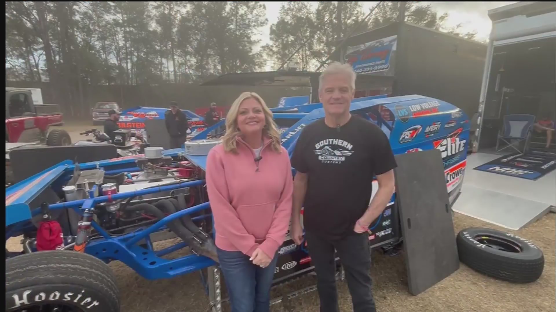 Heather Hull and Kenny Wallace at Volusia Speedway Park – WBOY.com