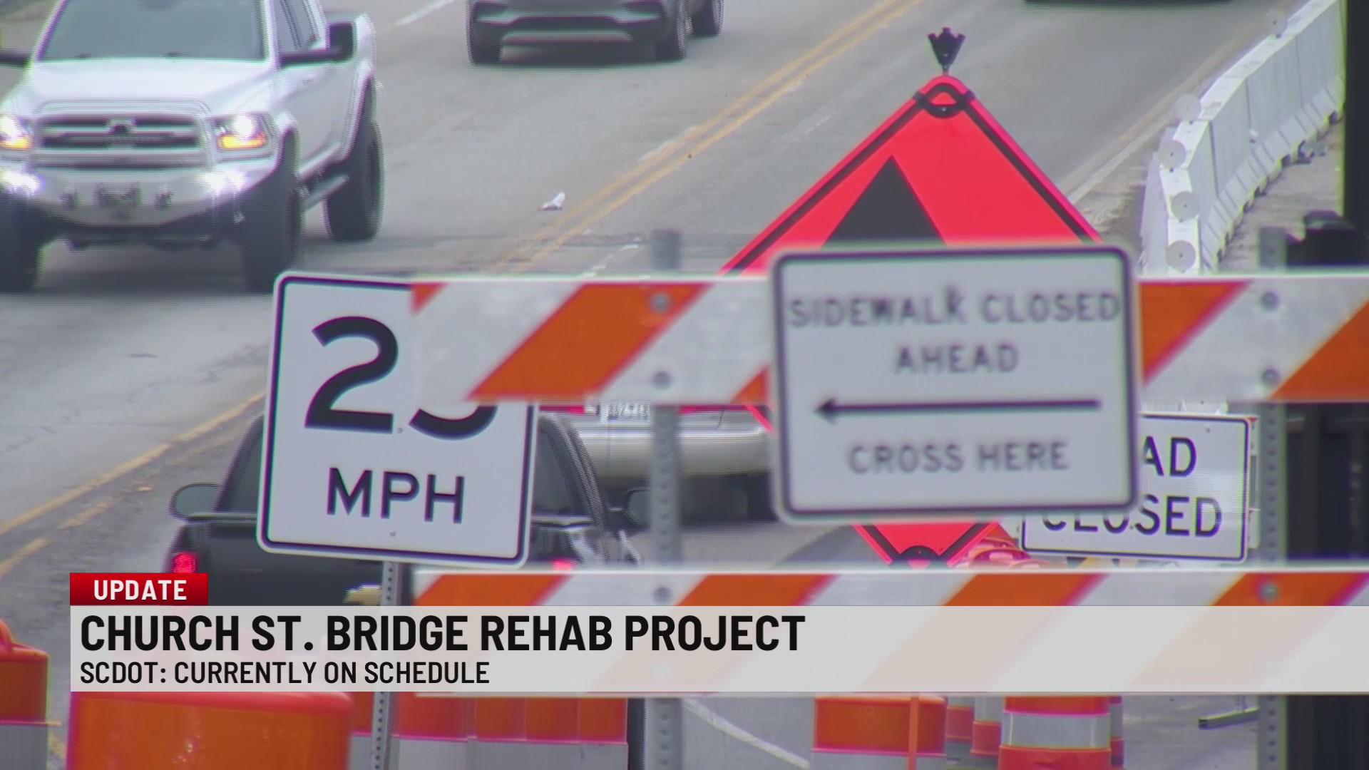 SCDOT: Church Street bridge rehab project on schedule – WSPA 7NEWS