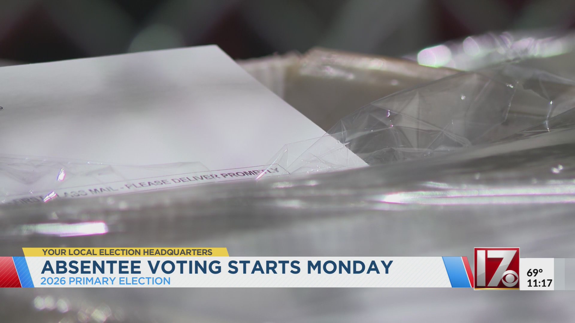NC absentee voting starts next week with new rules – CBS17.com