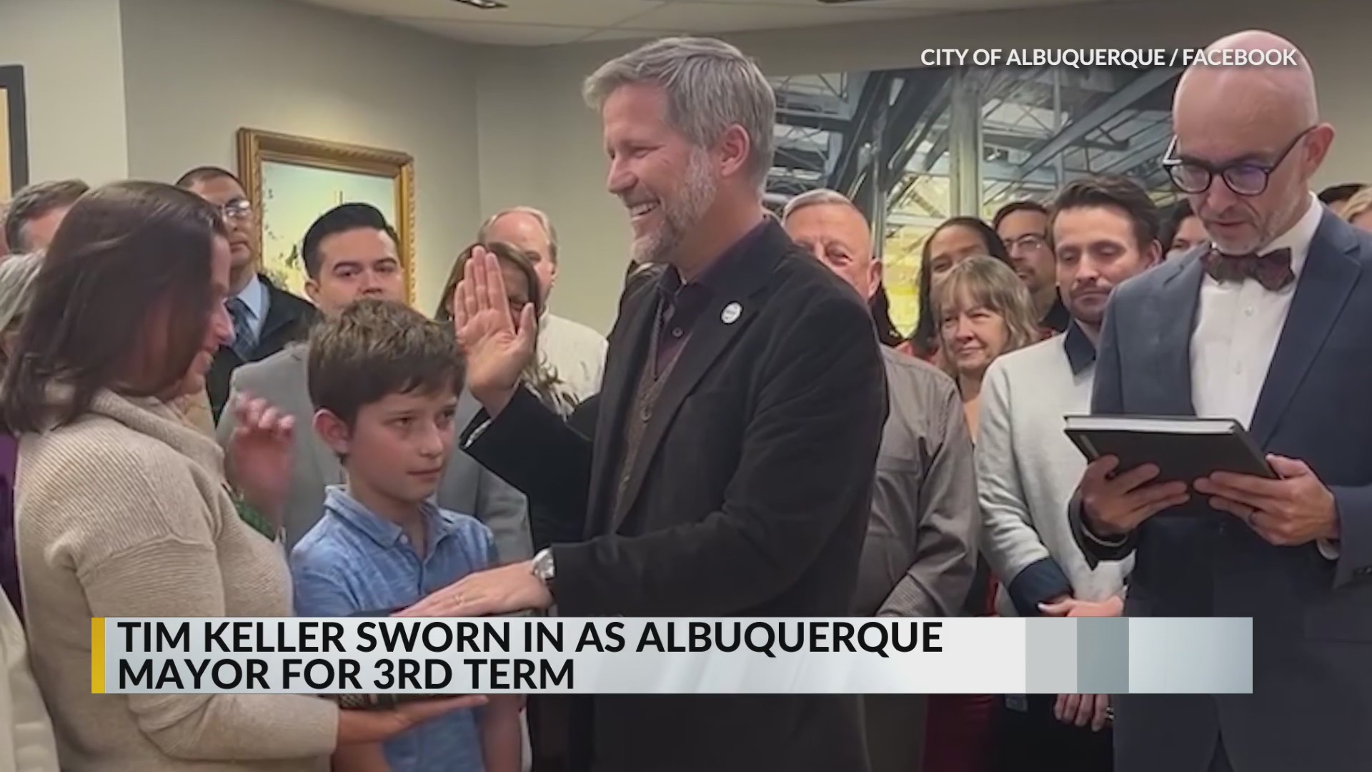 Tim Keller sworn in for 3rd term as Albuquerque mayor – KRQE NEWS 13 ...