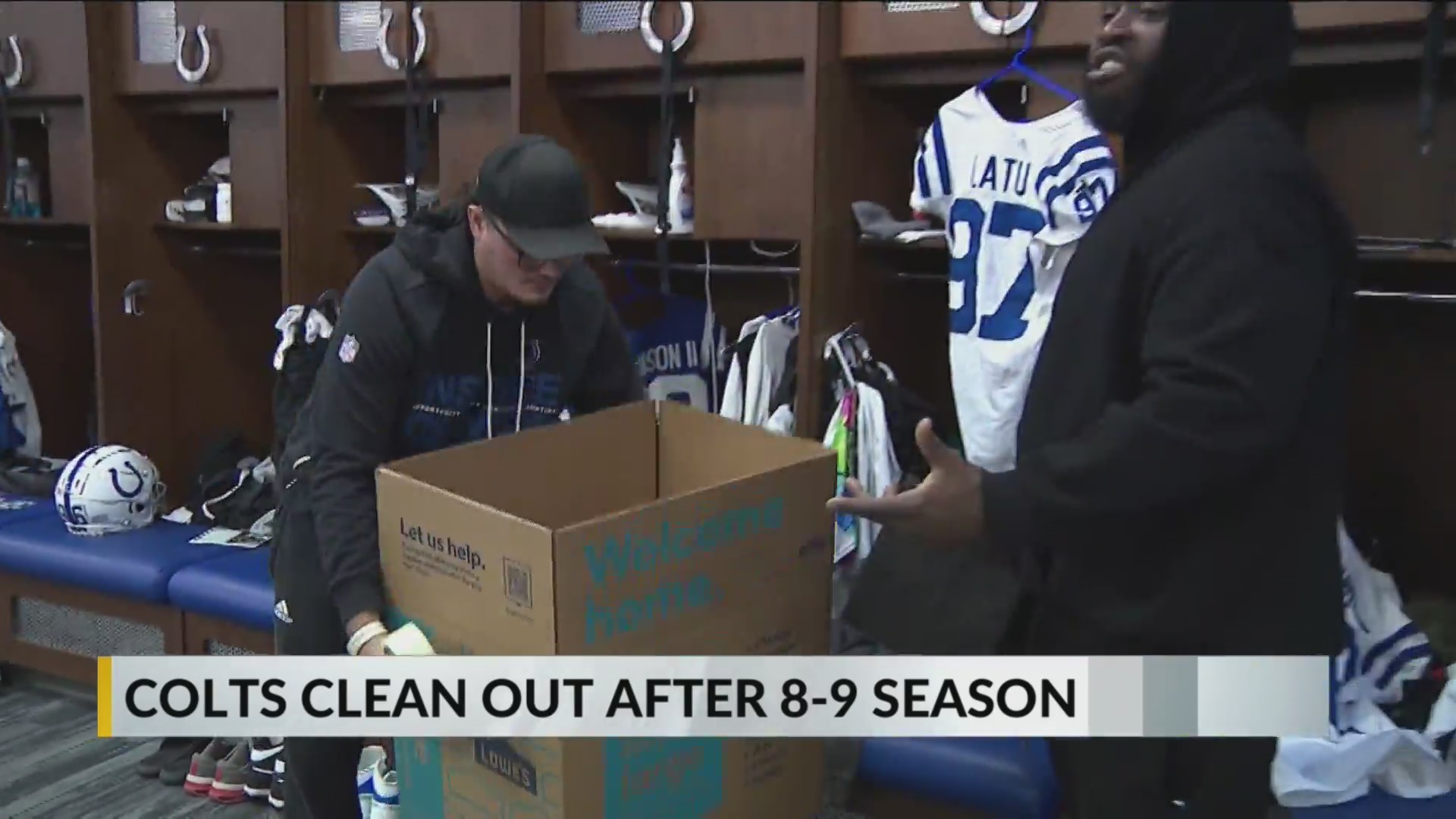 Colts clean out locker rooms after disappointing season – Fox 59