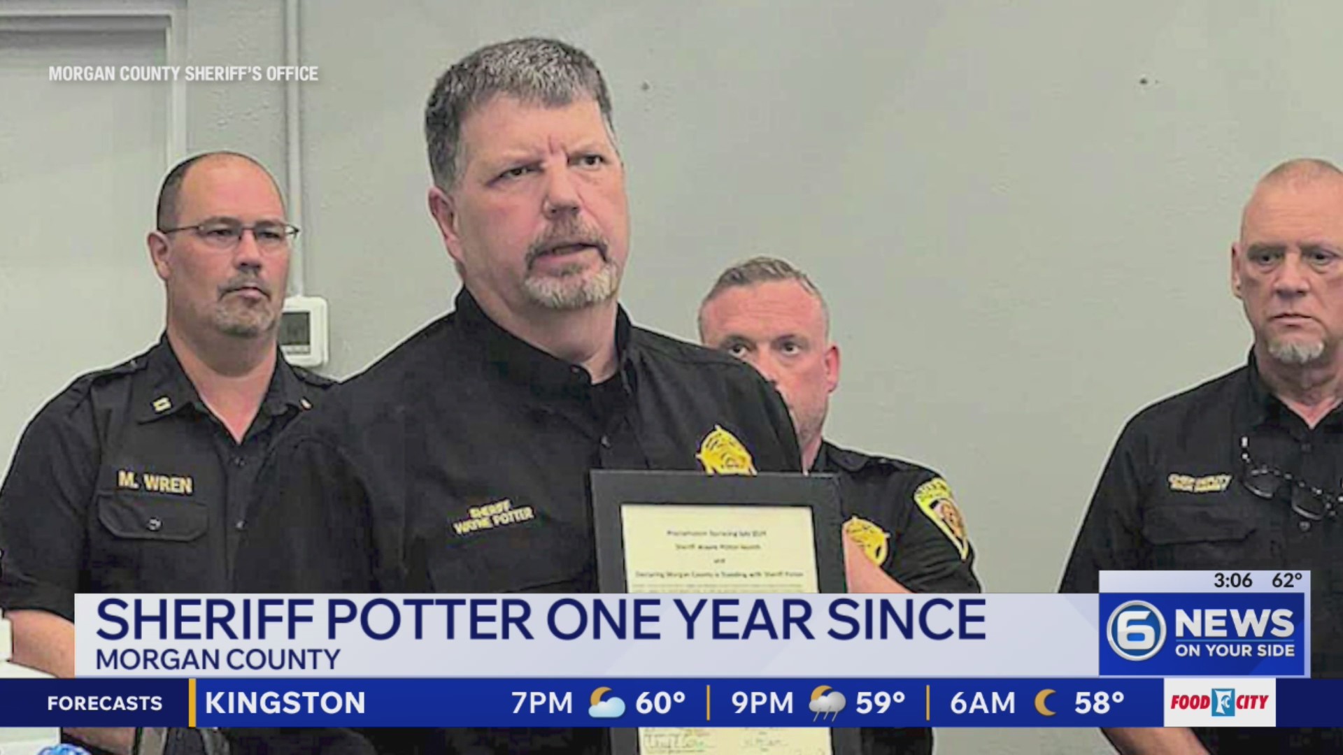 One year since death of Morgan County Sheriff Wayne Potter after cancer ...