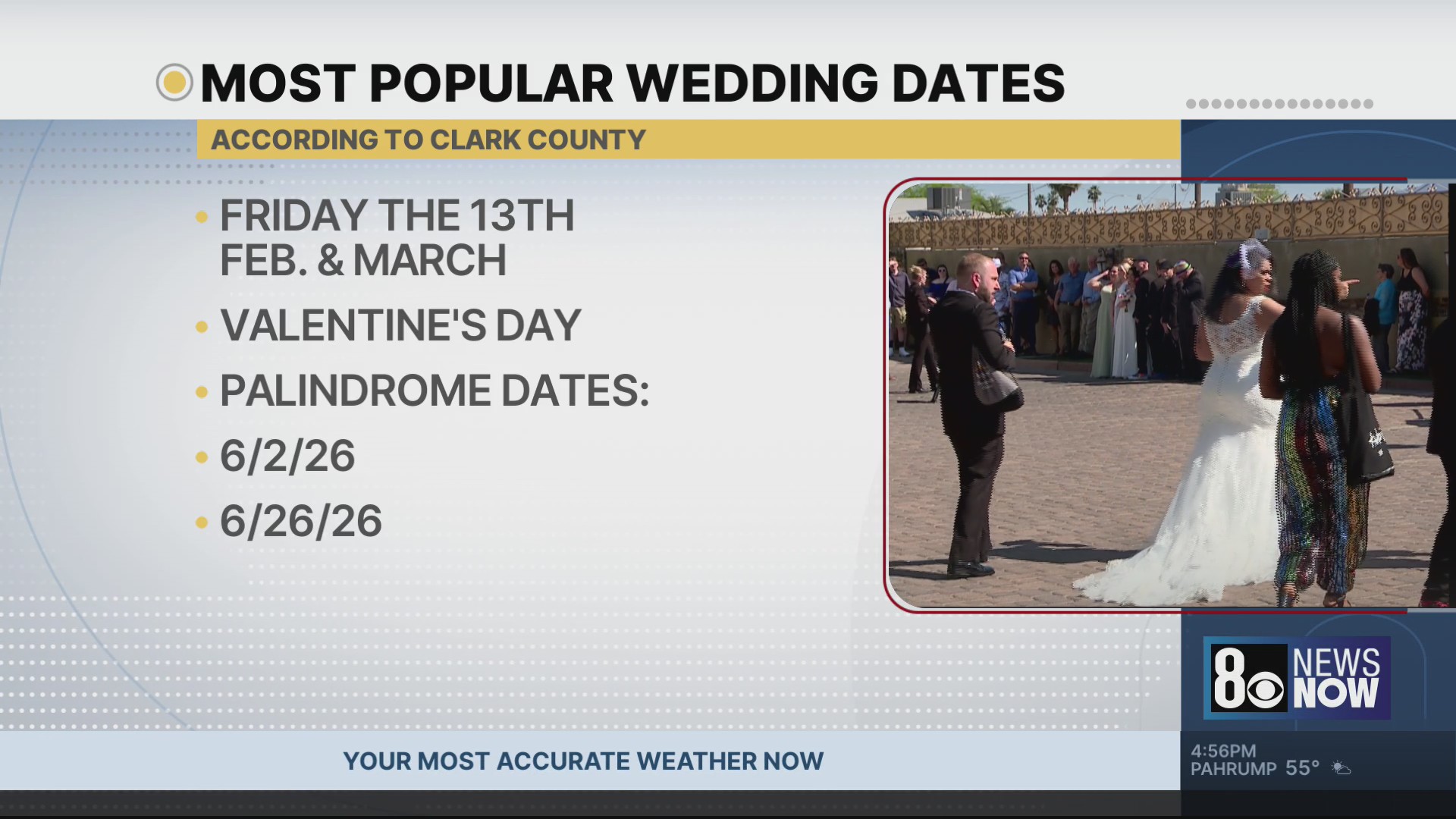 These are the predicted most popular dates in 2026 for Las Vegas ...