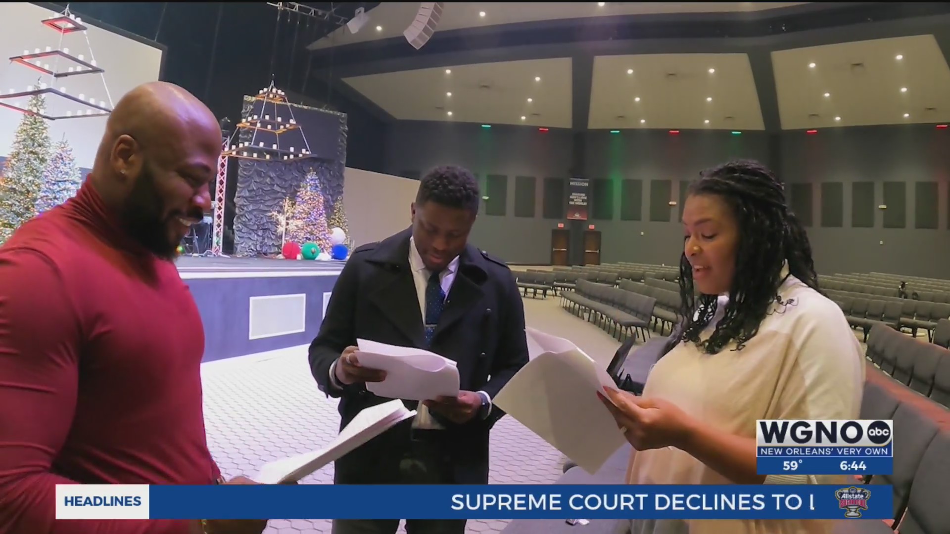 Cast of “Home Again for Christmas” from City Church of New Orleans – WGNO