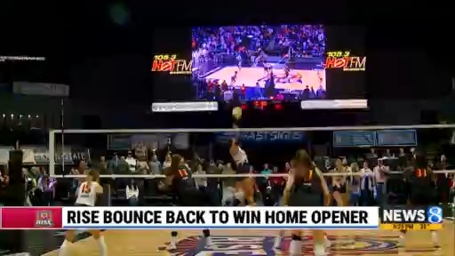 Rise bounce back to win home opener – KTLA