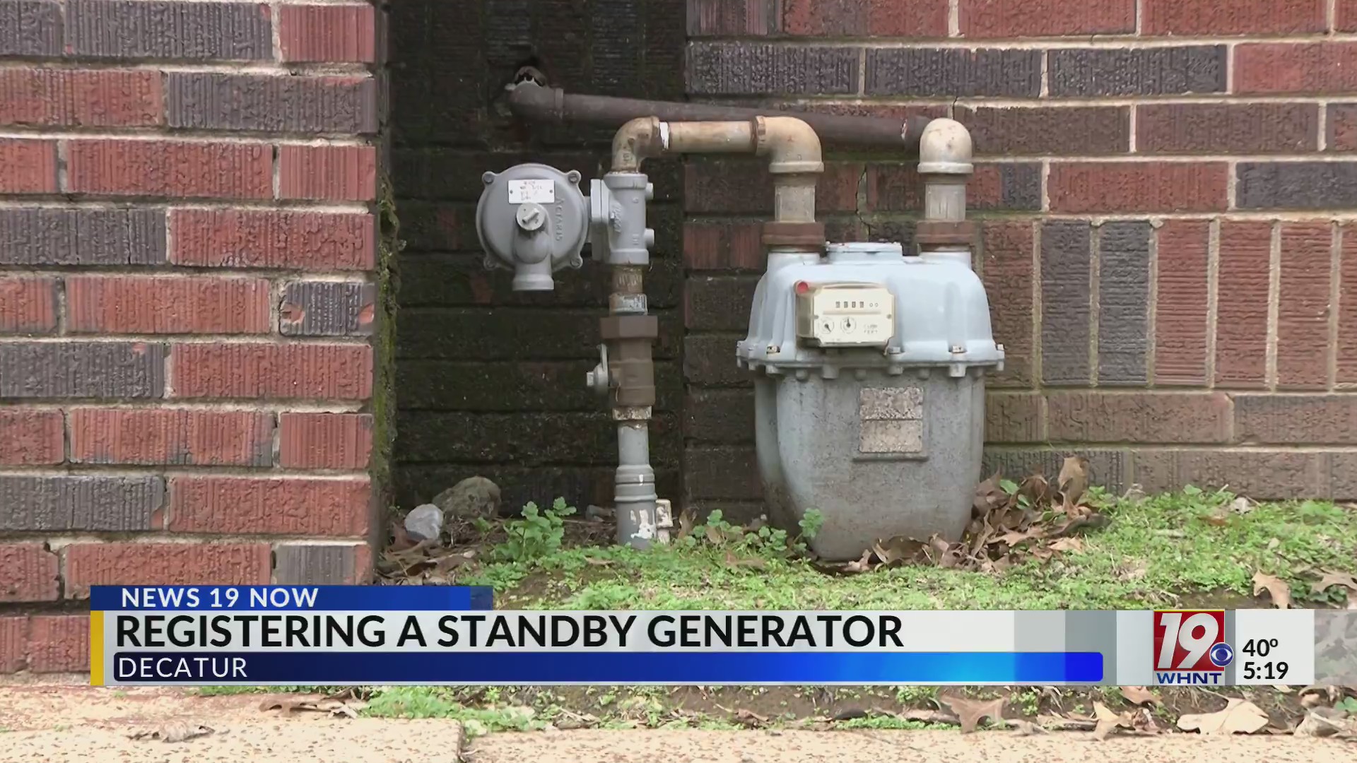 Registering A Standby Generator | December 3, 2025 | News 19 at 5:00 ...