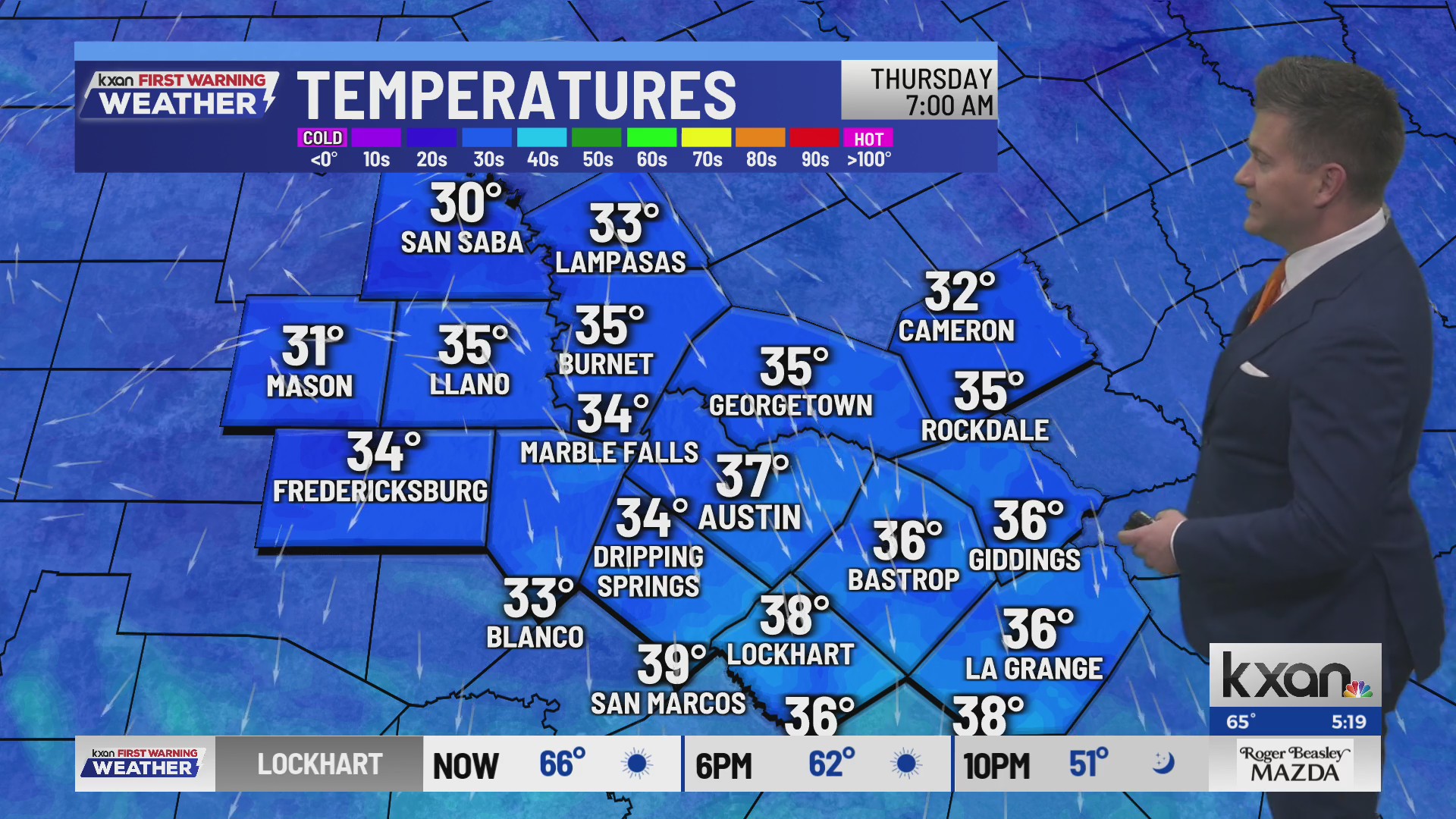 Colder tonight with big temperature swings ahead | KXAN Forecast (Jan ...