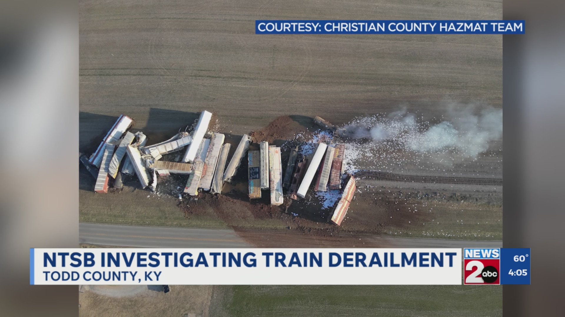 NTSB investigating train derailment in Todd County – WKRN News 2