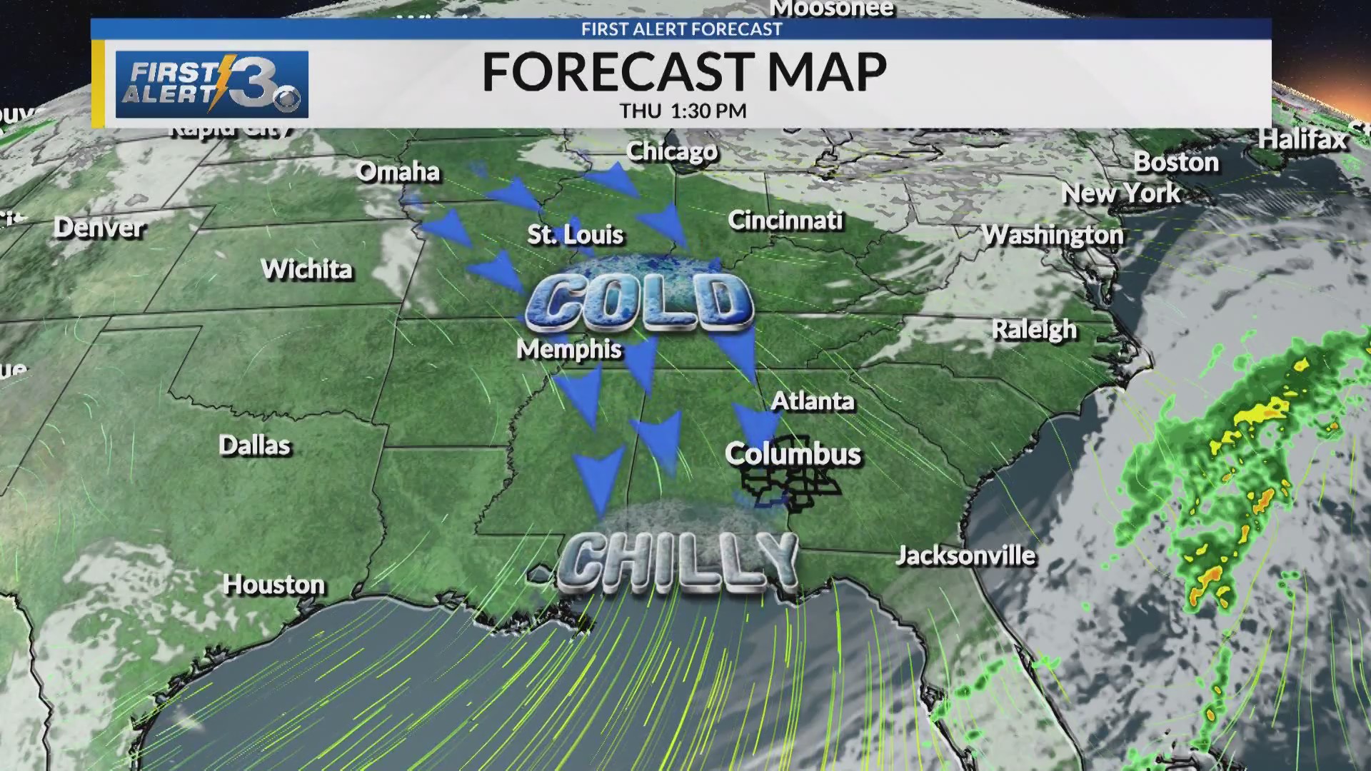 Bob Latest Weather Forecast 6PM – WRBL