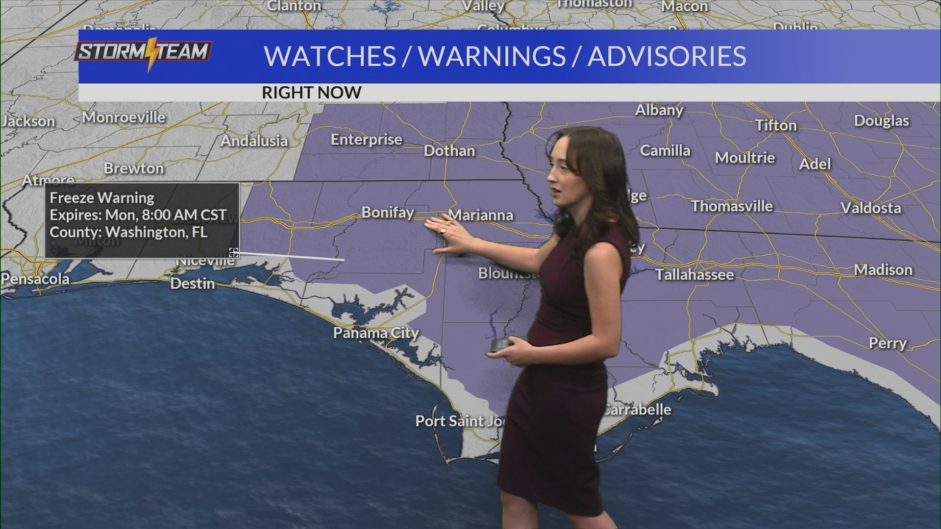 WATCH NOW: Sunday Night & Monday Forecast – mypanhandle.com