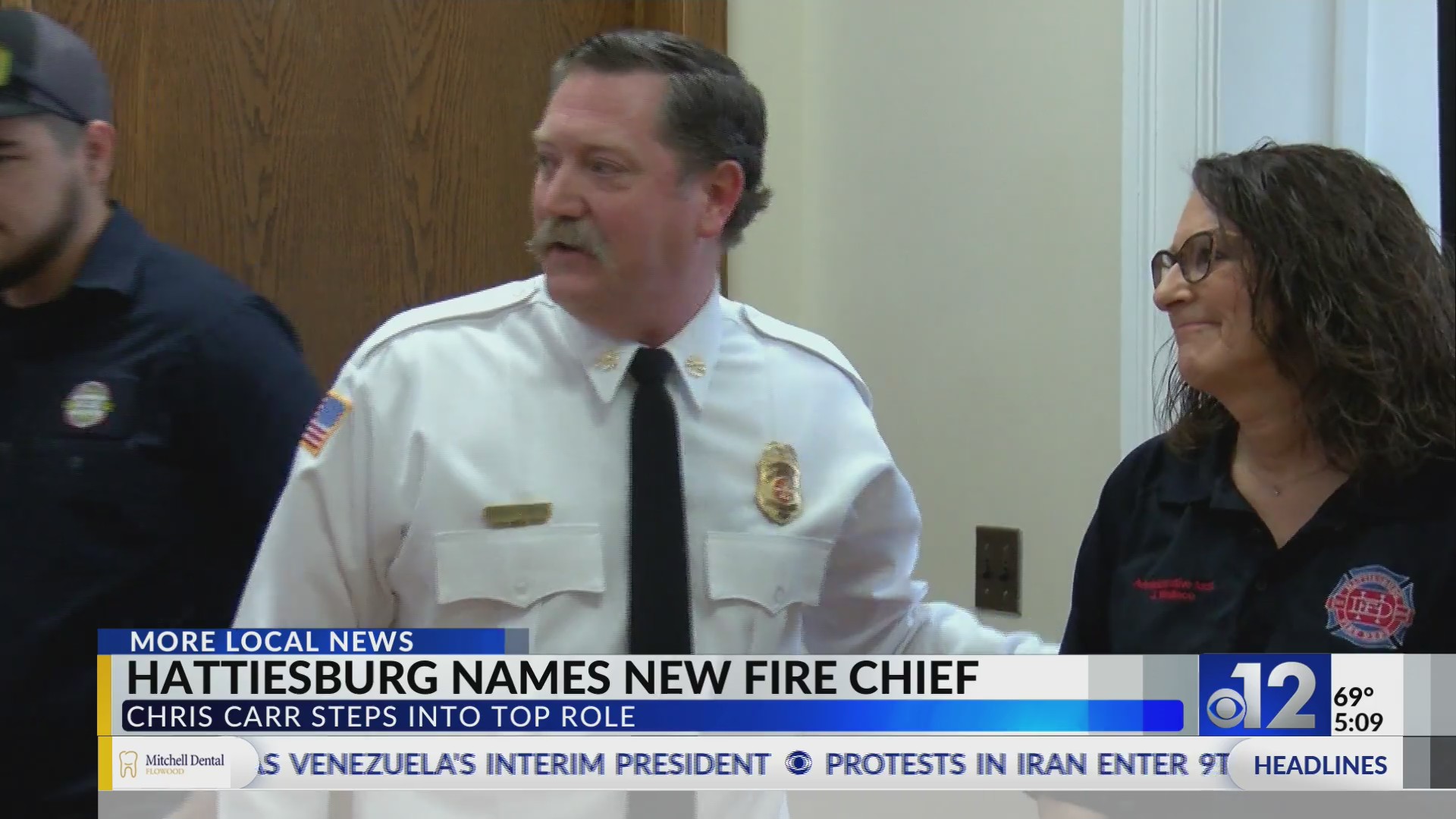 Mayor Barker appoints Chris Carr as new Hattiesburg Fire chief – WJTV
