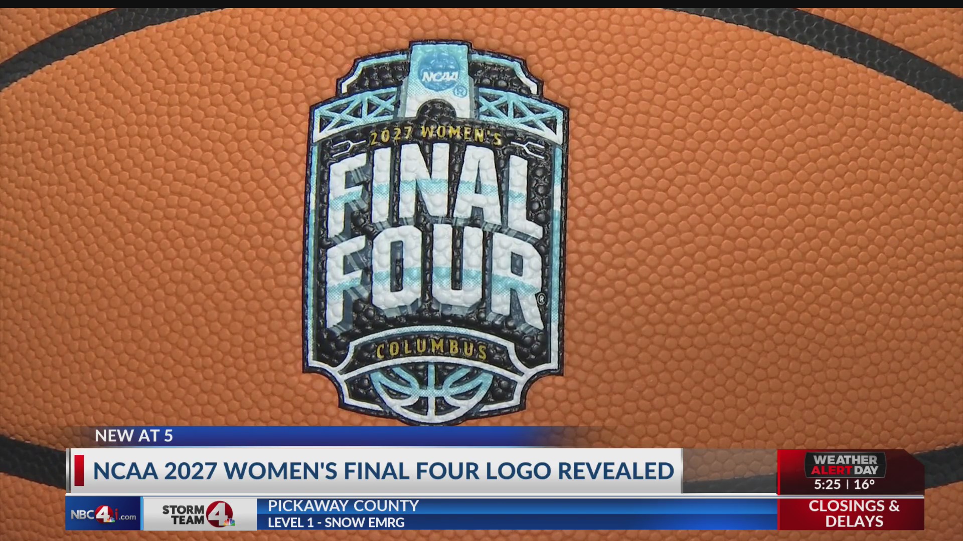 2027 NCAA women’s Final Four Columbus logo unveiled – NBC4 WCMH-TV