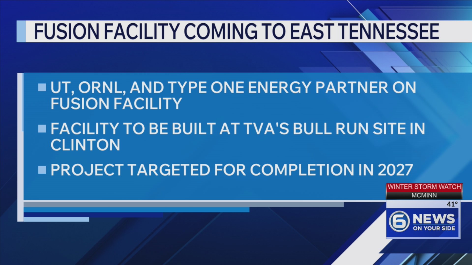 University of Tennessee helping bring fusion testing facility to Bull ...