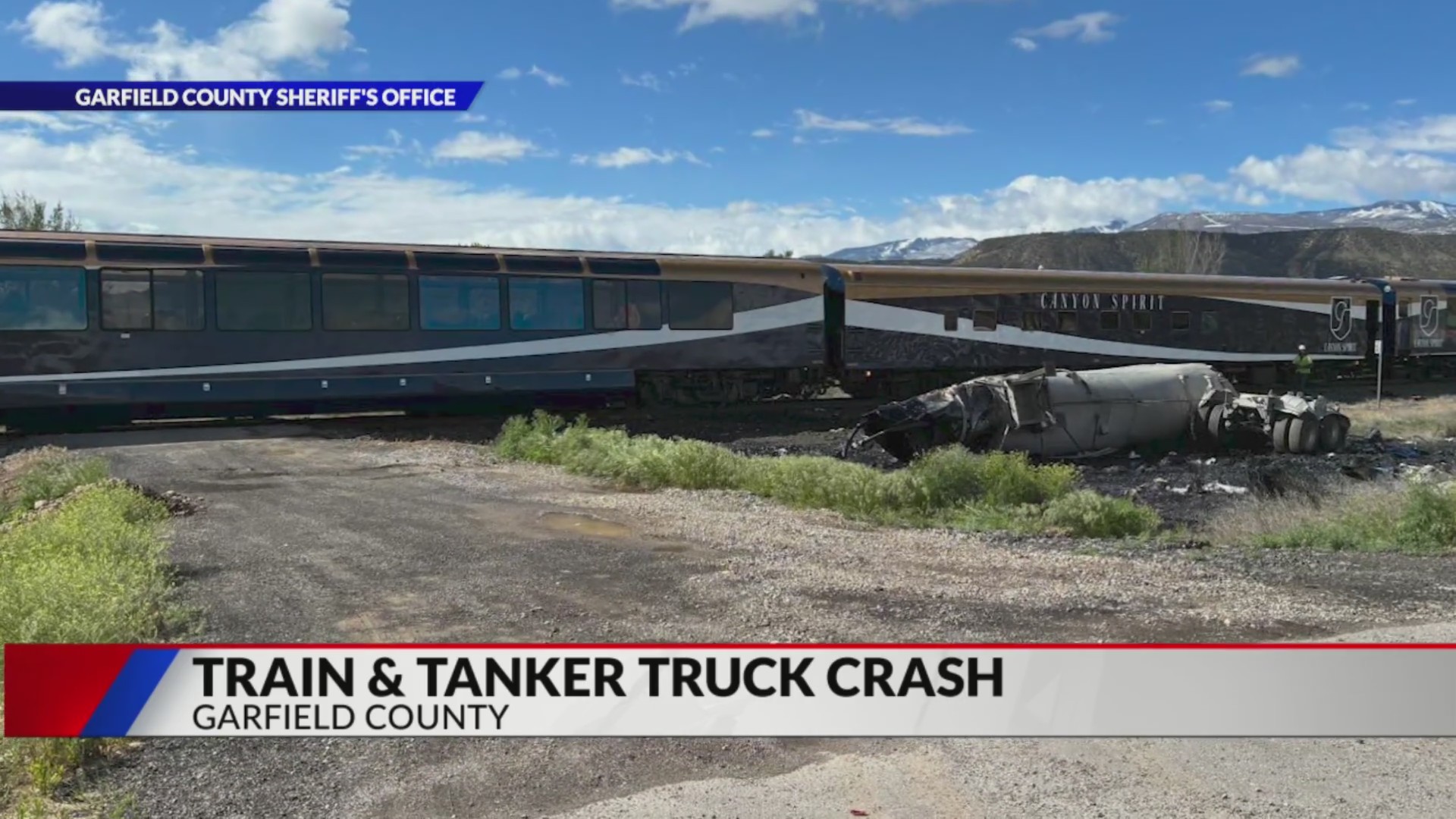 Canyon Spirit train crash with semi-tanker spills thousands of gallons ...