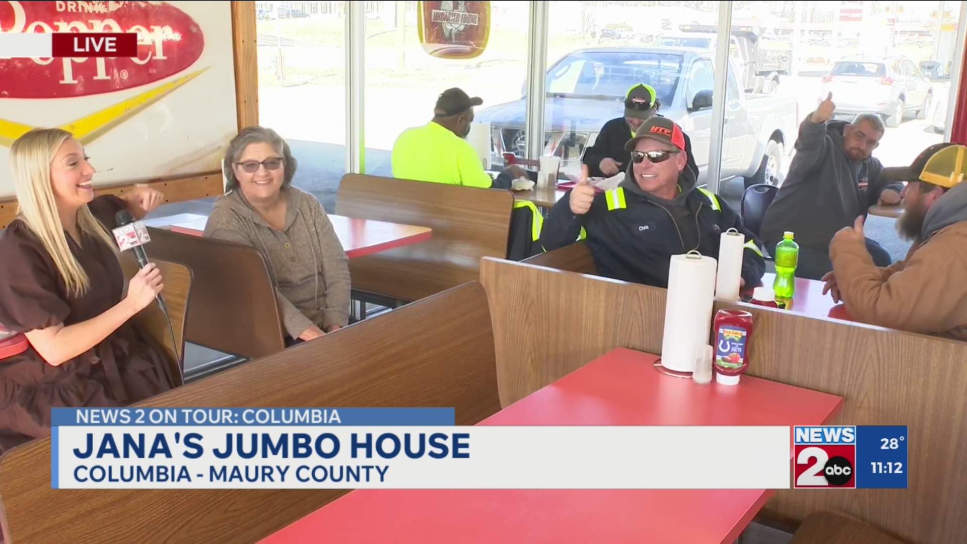 Lunchtime at Jana’s Jumbo House in Columbia – WKRN News 2