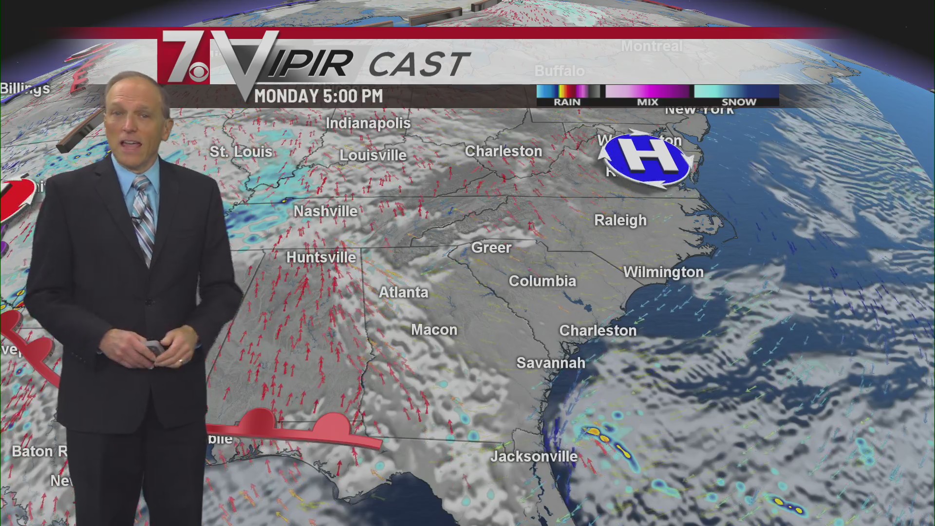 7Weather Monday AM Forecast – WSPA 7NEWS