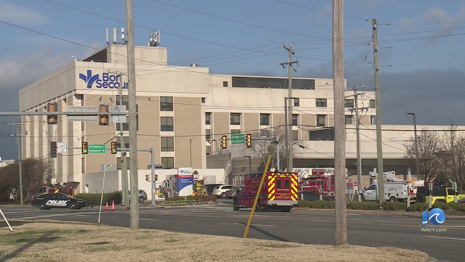 Accidental fire at Maryview Medical Center in Portsmouth – WAVY.com