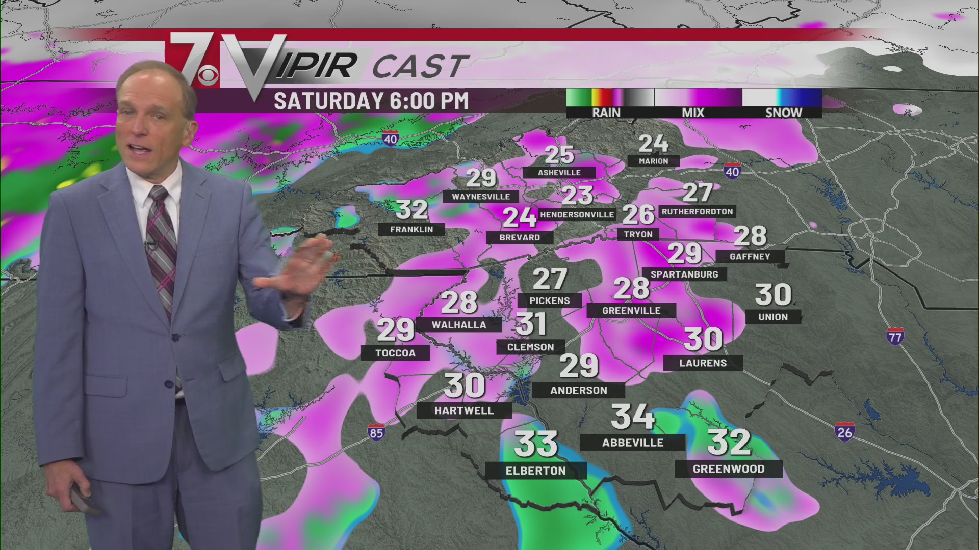 7Weather Friday AM Forecast – WSPA 7NEWS