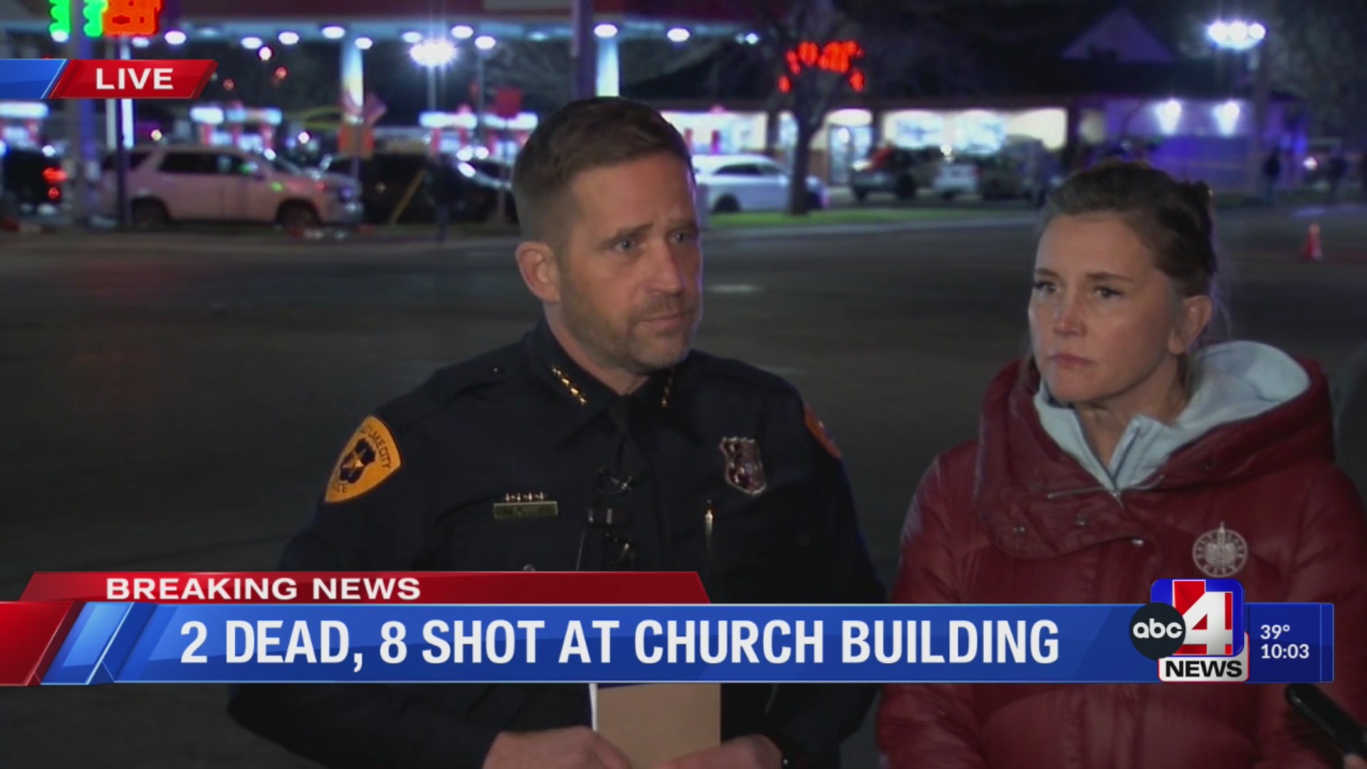 SLCPD Chief and SLC Mayor Mendenhall hold press release on mass ...