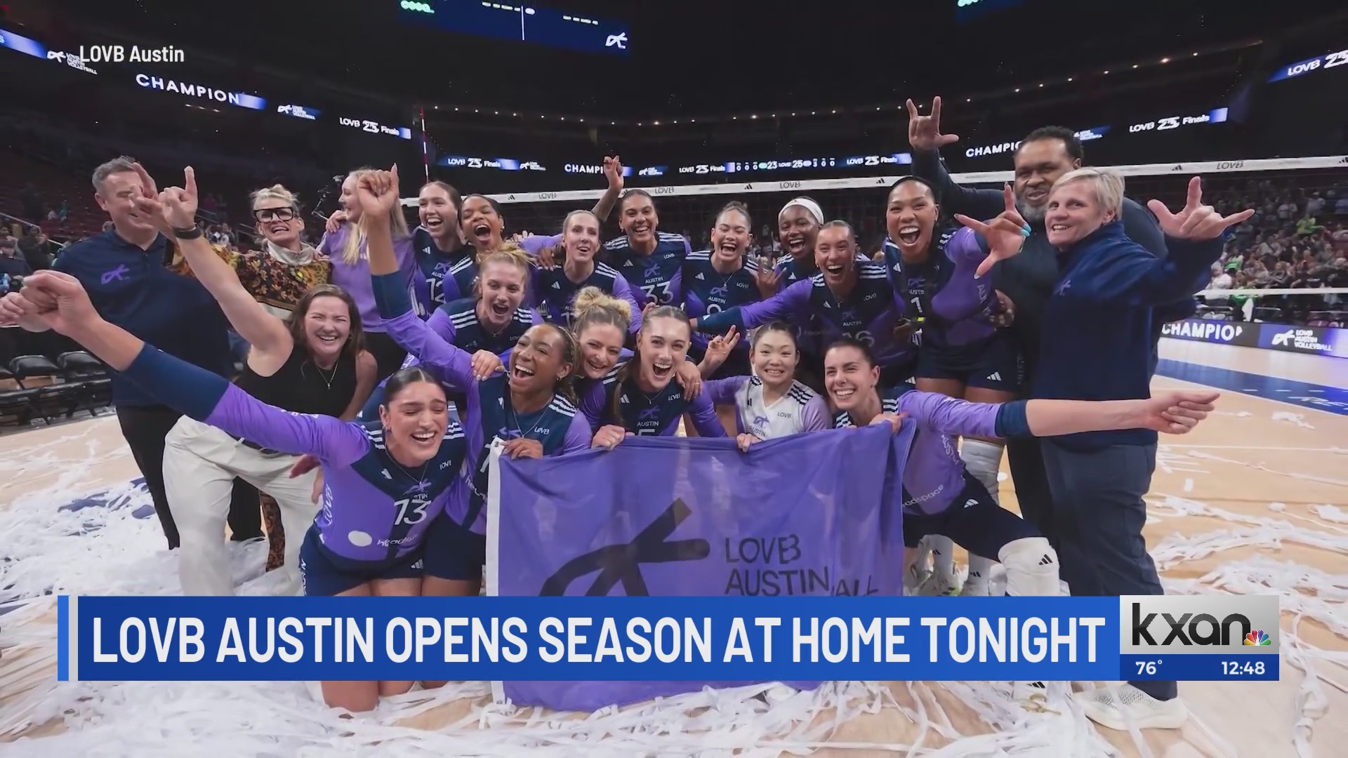 Champions back as LOVB Austin opens season at home – KXAN Austin