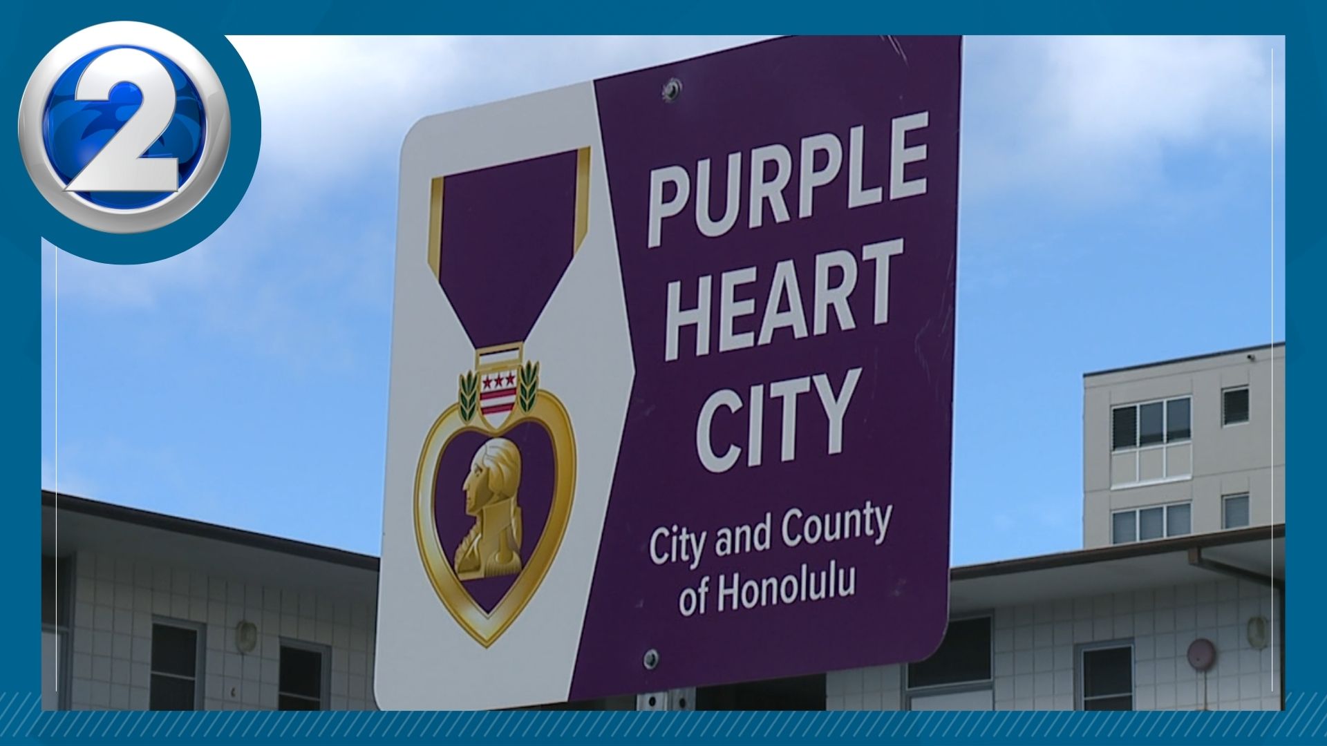 New Purple Heart City sign unveiled on Kamoku Street – KHON2