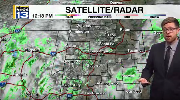 Wet weather settles into New Mexico through Thursday – KRQE NEWS 13 ...