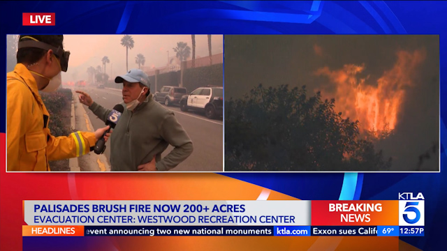How the Palisades and Eaton wildfires unfolded on live TV – KTLA