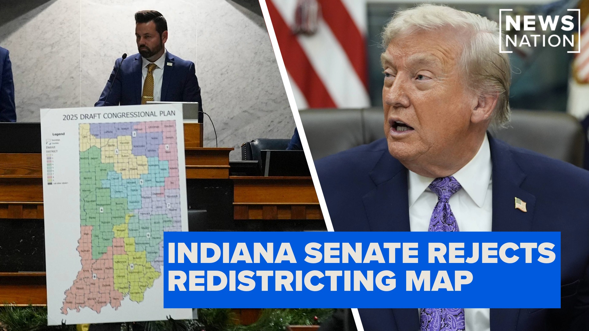 Indiana Senate’s defiance of Trump remap blasted by lieutenant governor ...