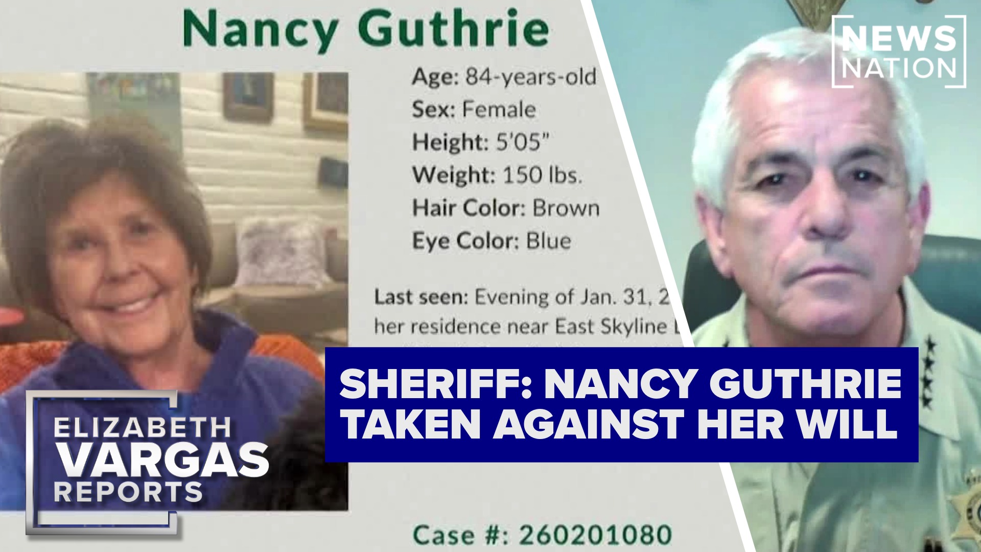 Nancy Guthrie was taken against her will, sheriff says | Elizabeth ...
