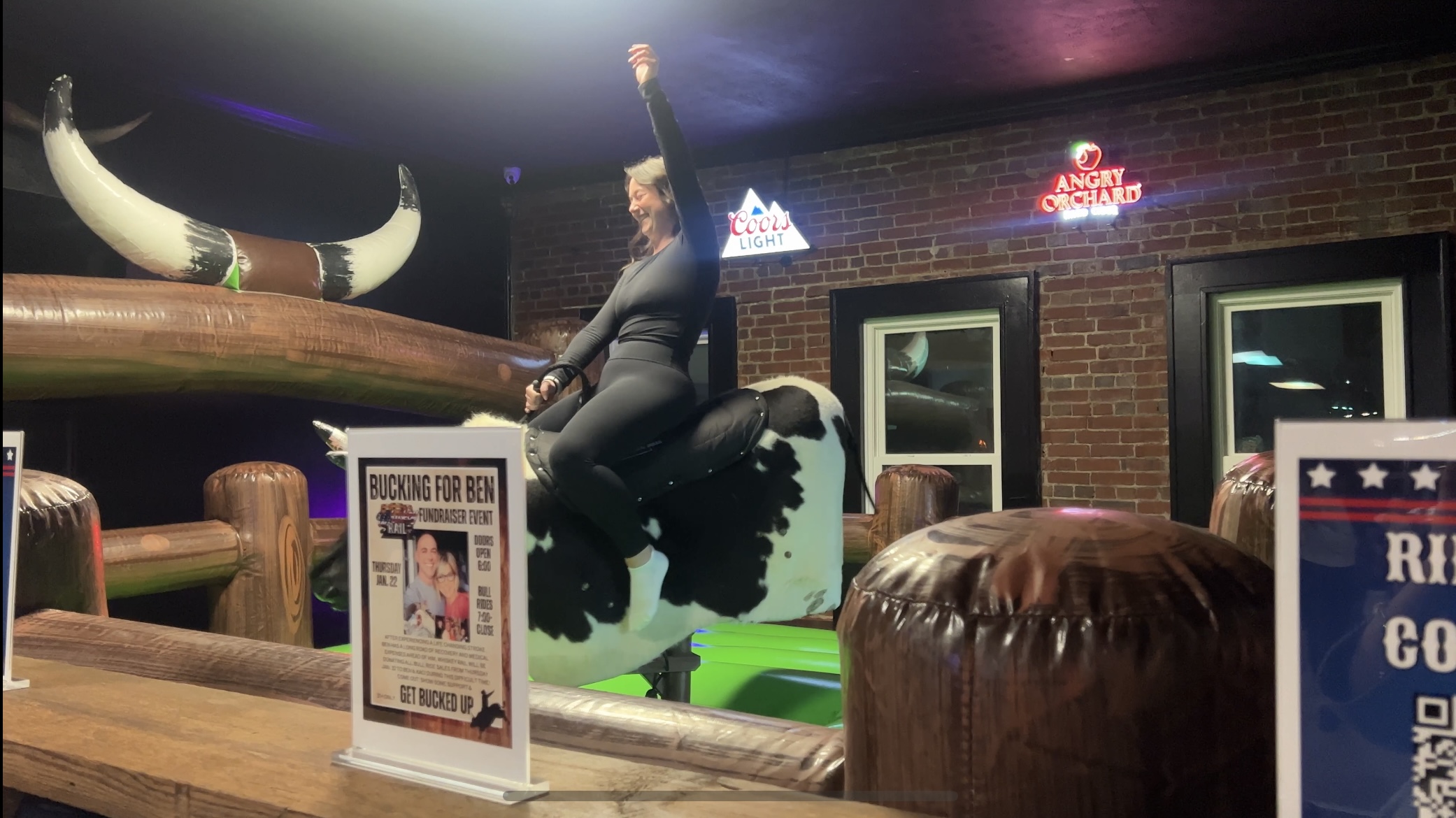 Local bar hosts bull riding event to raise money for longtime customer ...